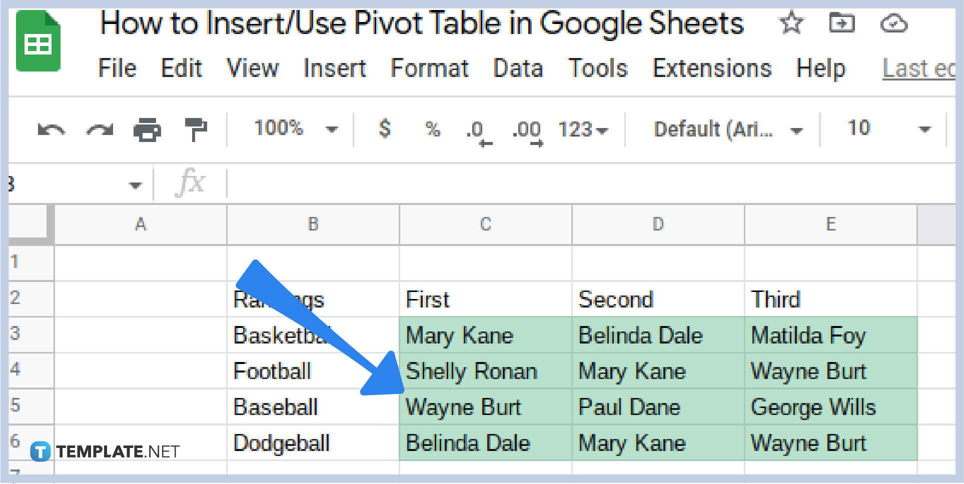 How To Insert Use Pivot Table In Google Sheets