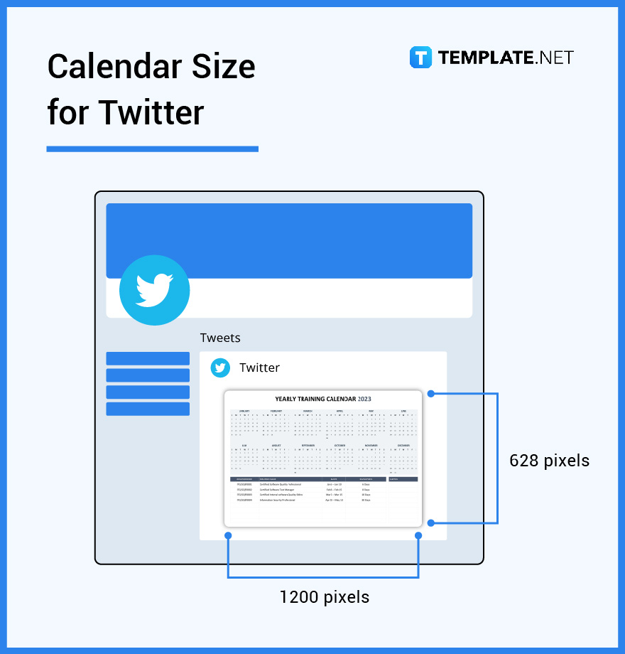 Calendar Size - Dimension, Inches, mm, cms, Pixel