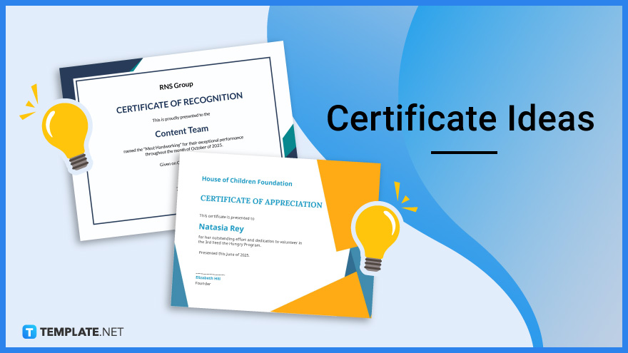 Certificate Ideas Examples 2023