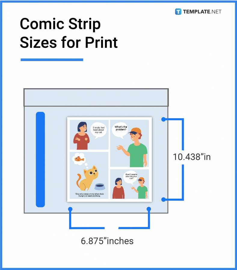 Comic Strip Size - Dimension, Inches, mm, cms, Pixel