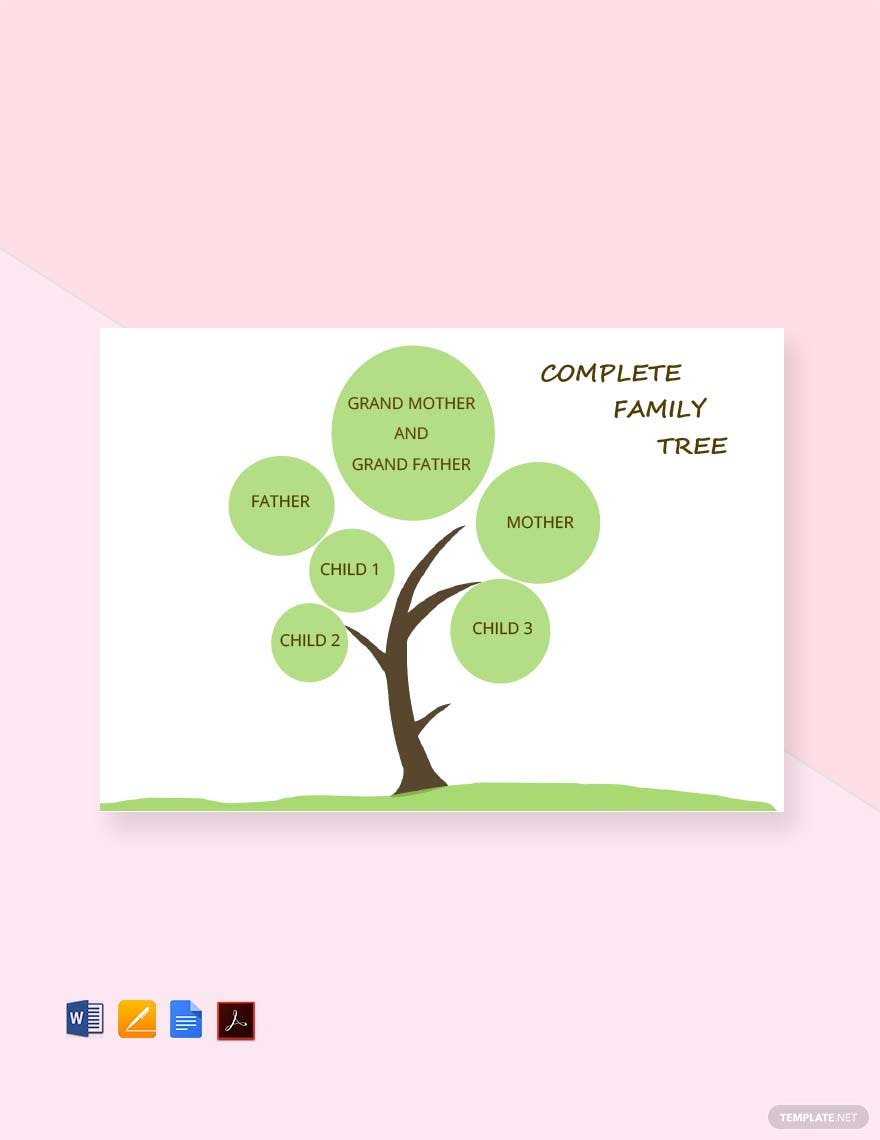 Family Tree Designs For School Project