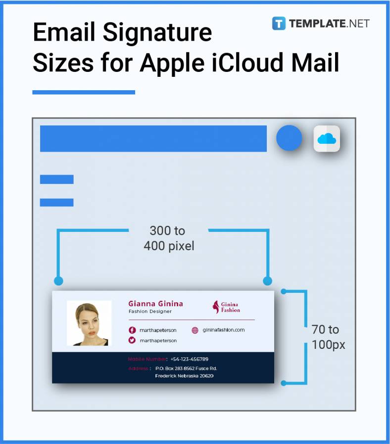 Email Signature Size - Dimension, Inches, mm, cms, Pixel