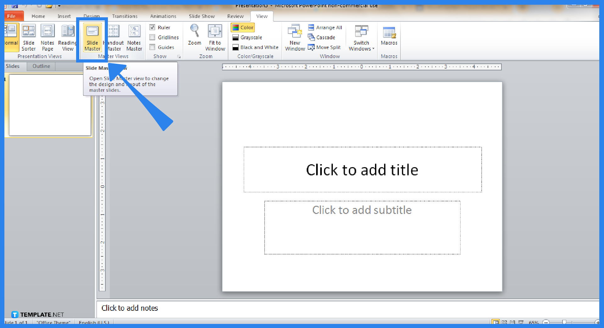 How Do You Access Slide Master View In Microsoft PowerPoint