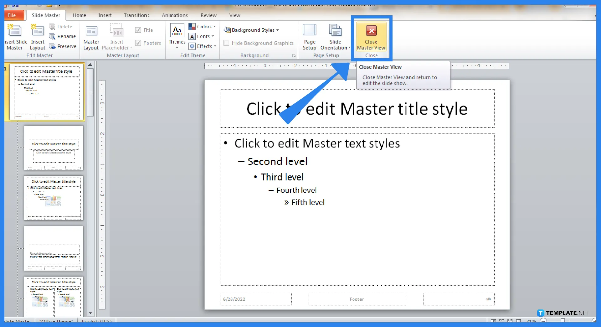 How Do You Access Slide Master View In Microsoft PowerPoint
