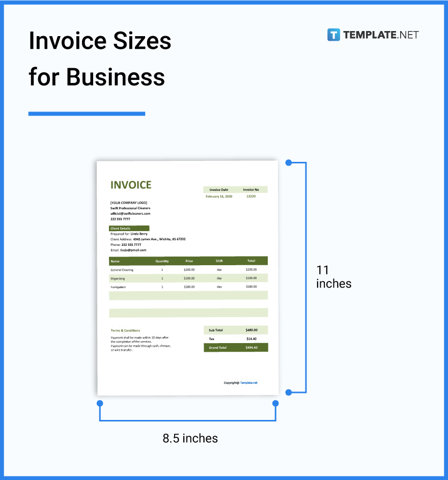 Invoice Size Dimension Inches Mm Cms Pixel