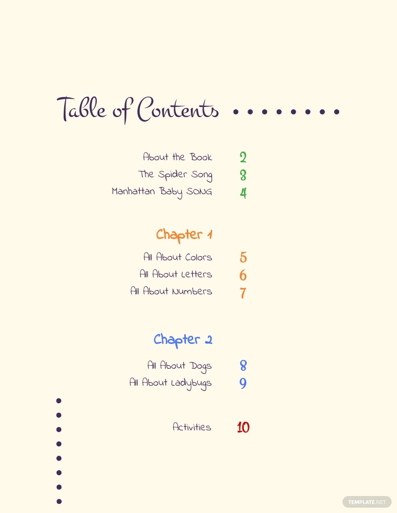 Table of Content - What is a Table of Content? Definition, Types, Uses