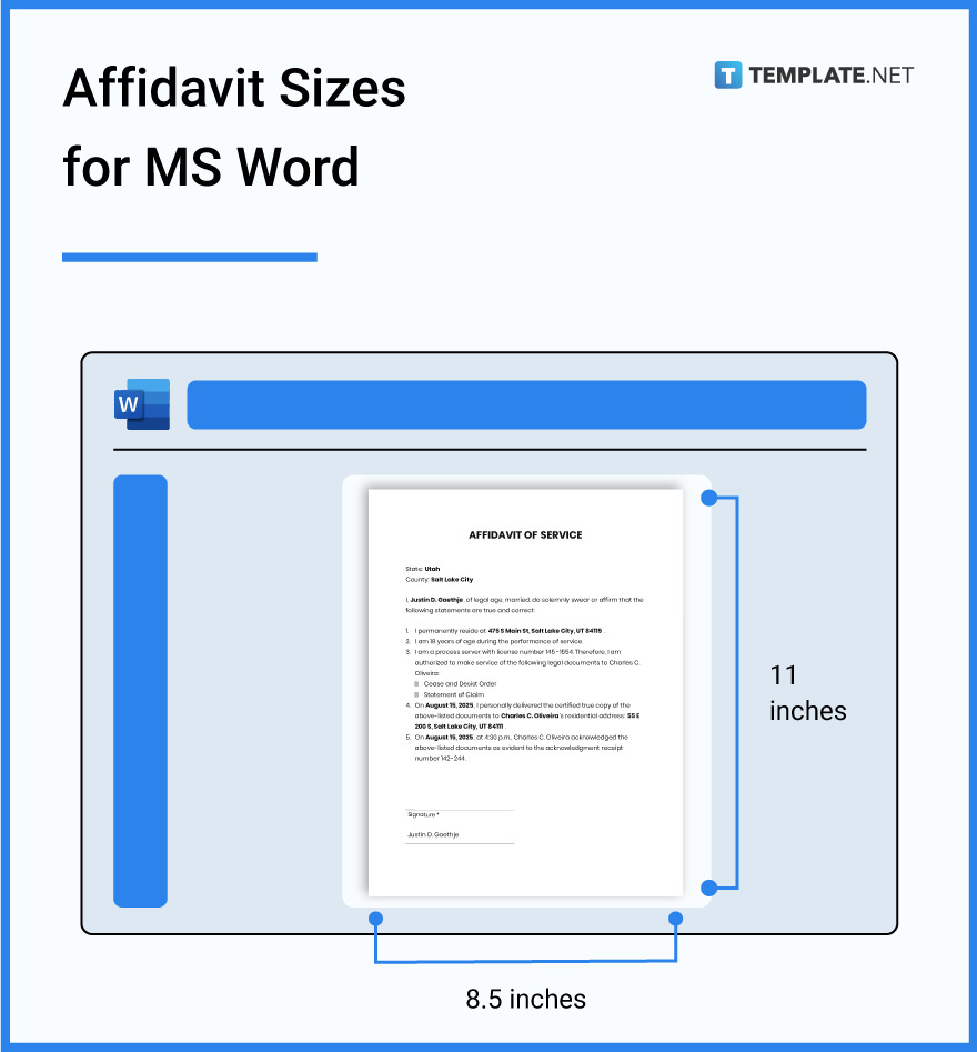 Affidavit Size - Dimension, Inches, mm, cms, Pixel | Free & Premium ...