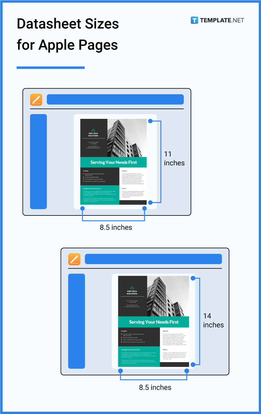 Datasheet Size - Dimension, Inches, mm, cms, Pixel