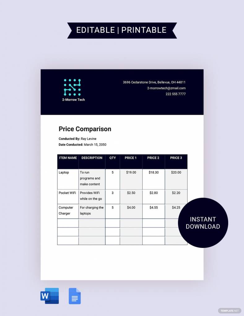 Price Comparison - What is a Price Comparison? Definition, Types, Uses ...