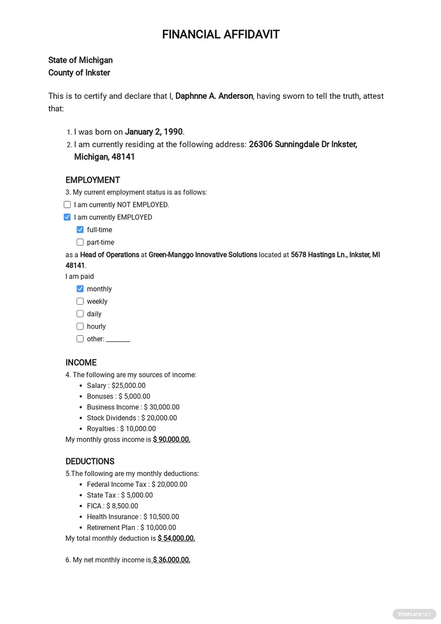 Affidavit - What is an Affidavit? Definition, Types, Uses