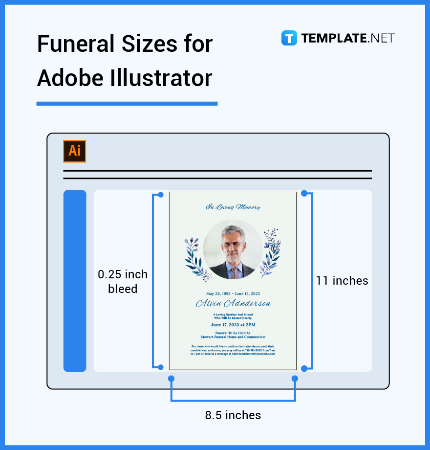 Funeral Size - Dimension, Inches, mm, cms, Pixel