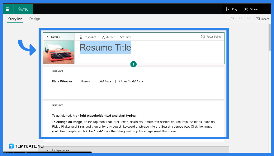 How Do I Edit A Microsoft Sway Document 