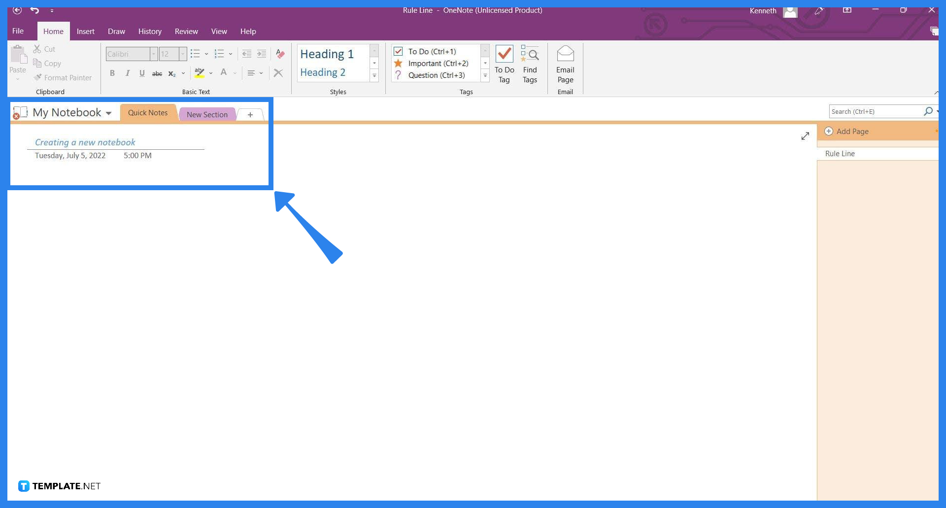 How to Add Rule Lines in Microsoft OneNote