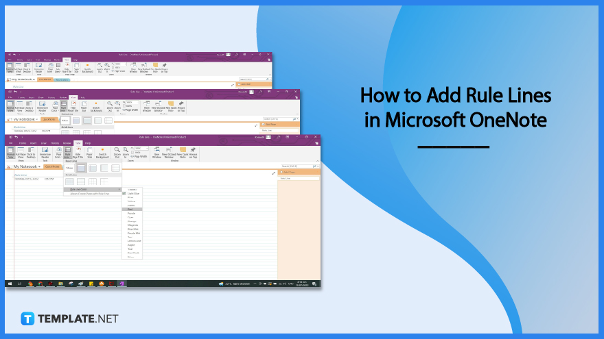 How To Add Rule Lines In Microsoft OneNote