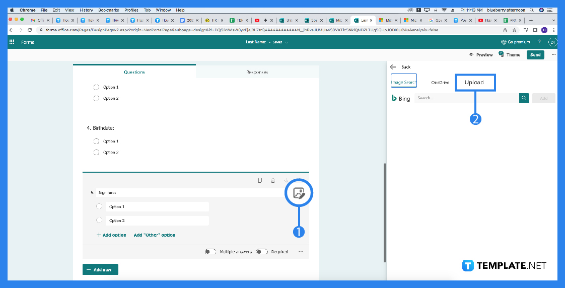 How to Add Signature in Microsoft Forms