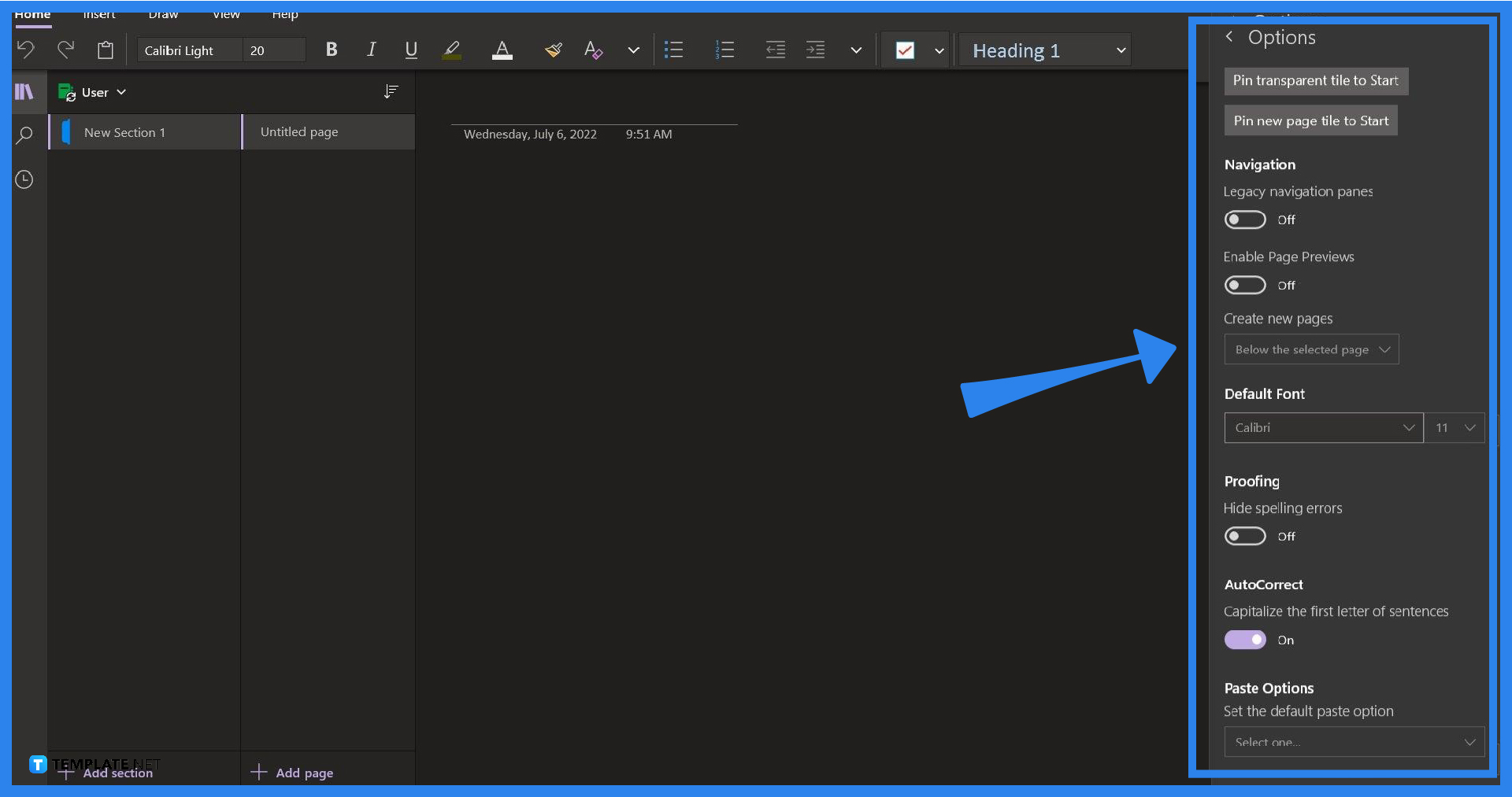 How to Change Default Font in Microsoft OneNote