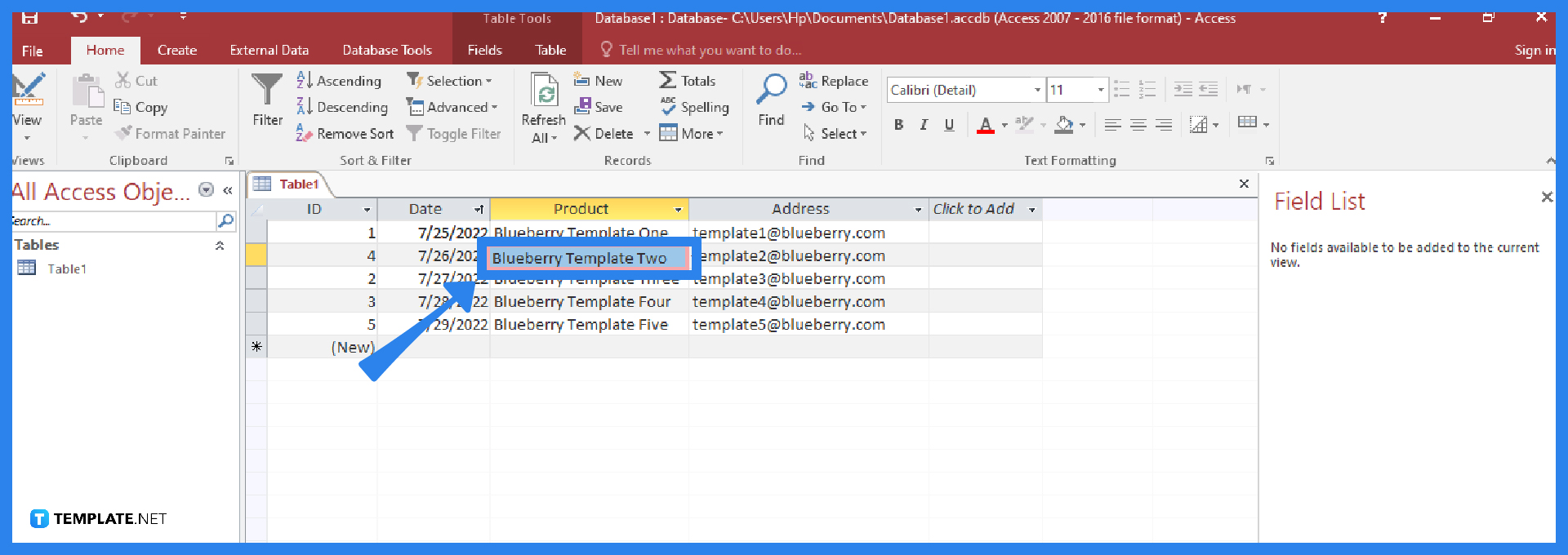 How to Change Font in Microsoft Access | Free & Premium Templates