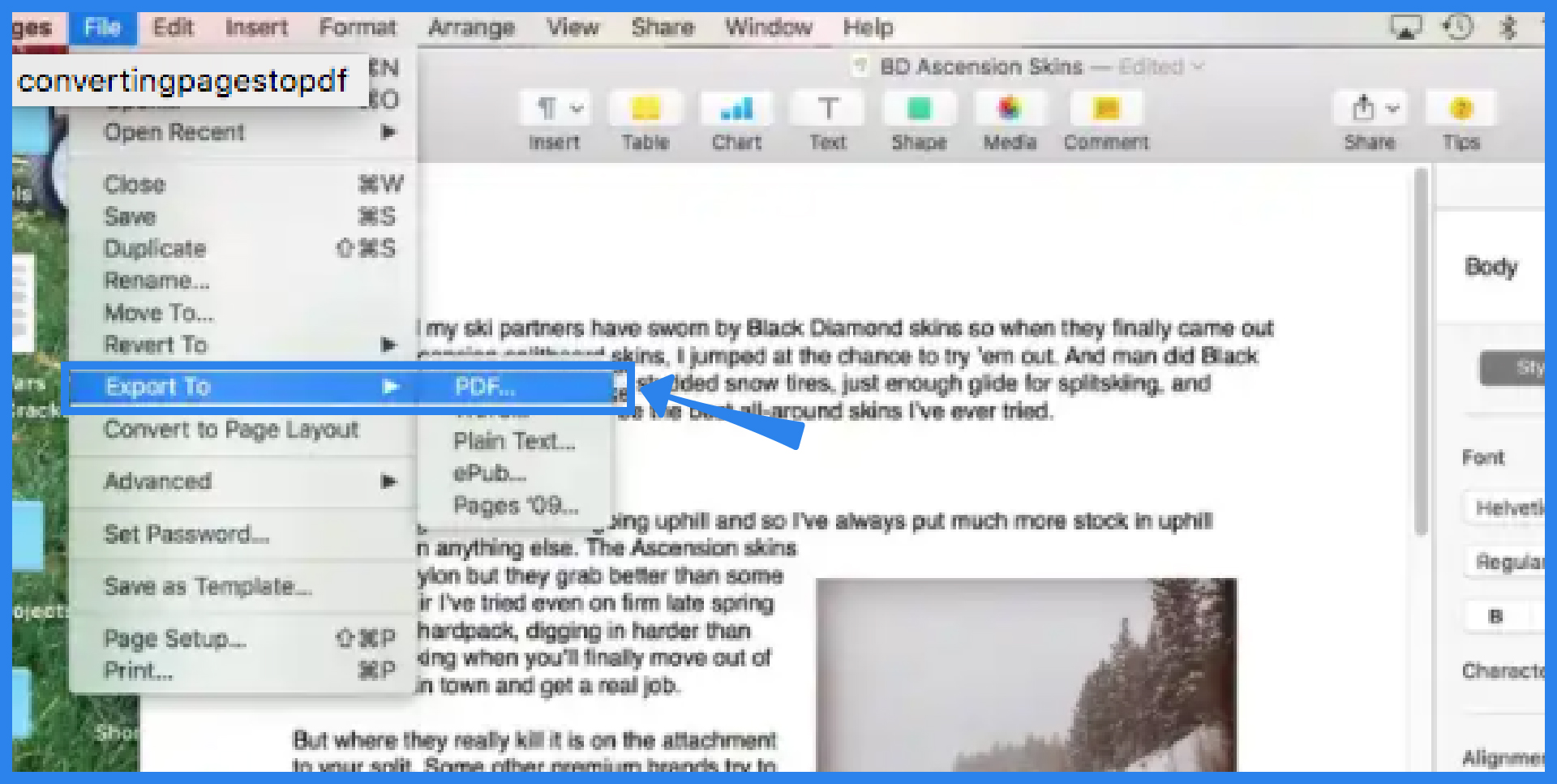 How To Convert Apple Pages To PDF