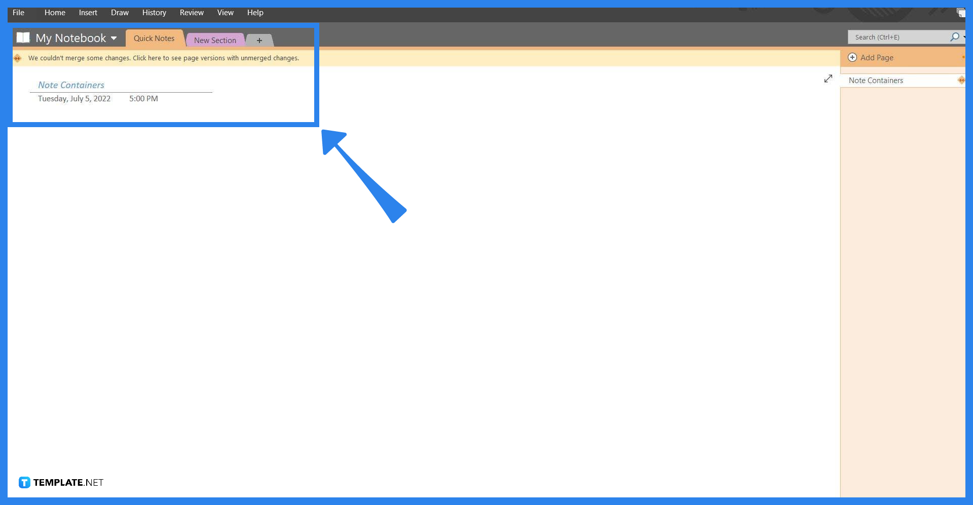 How to Disable Note Containers in OneNote