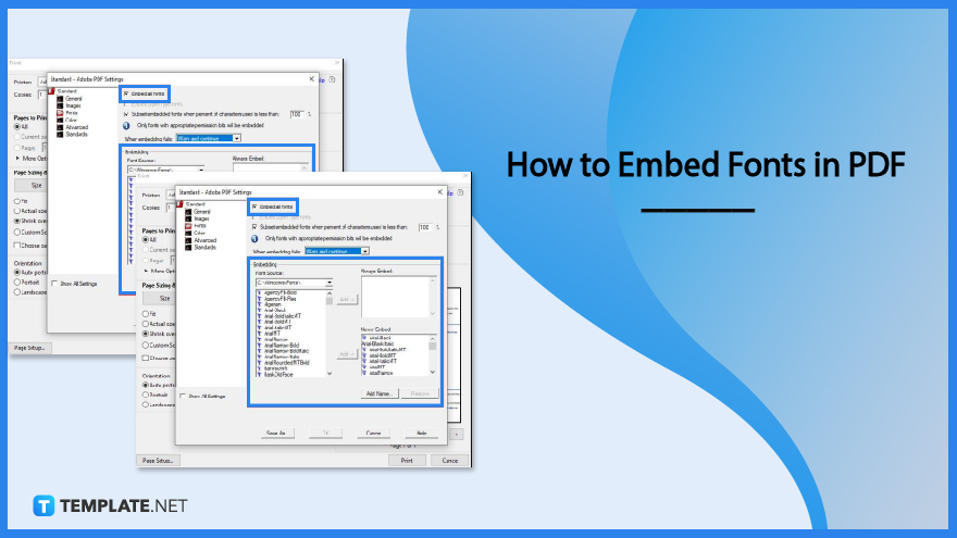 How To Embed Fonts In PDF