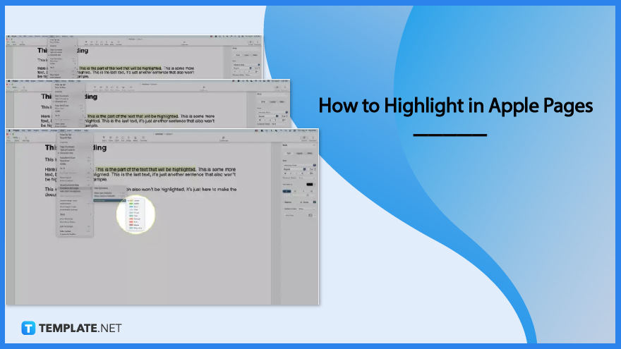 How To Highlight In Apple Pages