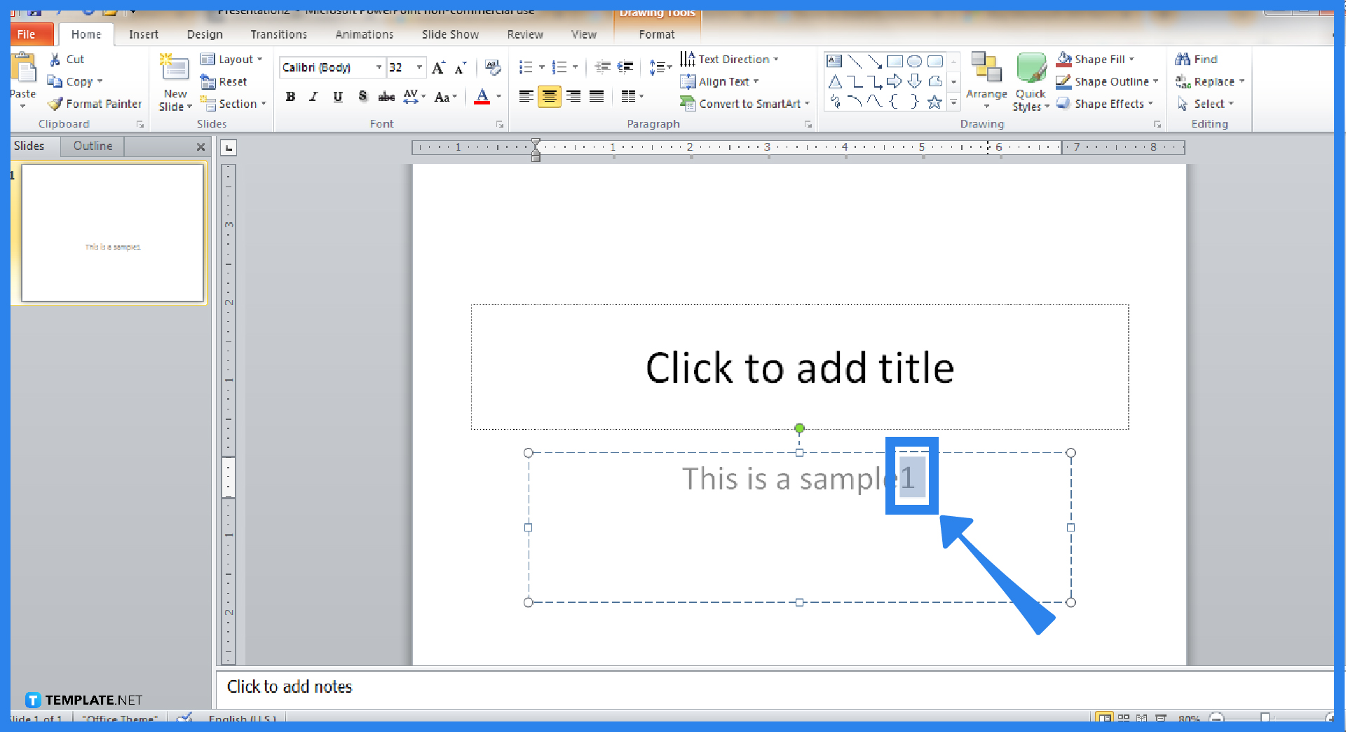 How to Insert Subscript in Microsoft PowerPoint