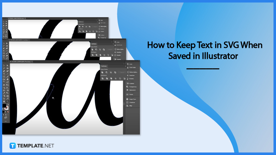 How To Keep Text In SVG When Saved In Illustrator