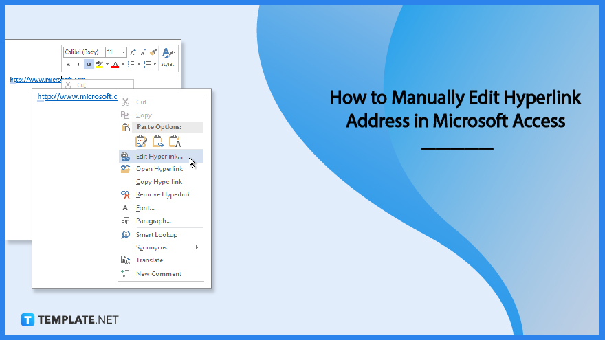 How To Manually Edit Hyperlink Address In Microsoft Access