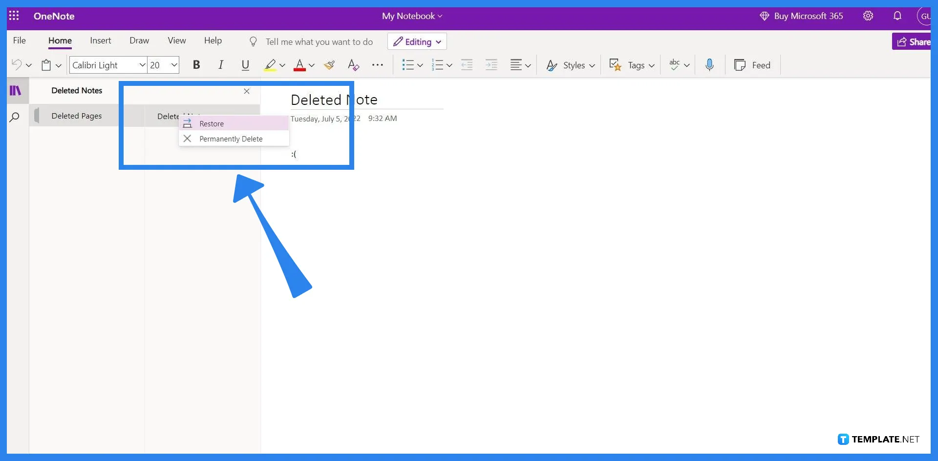 How to Restore Deleted Pages in Microsoft OneNote