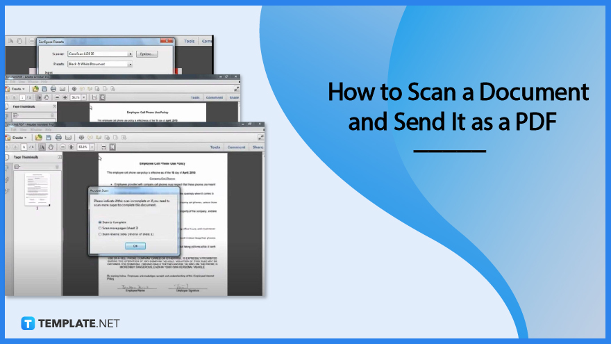 How To Scan A Document And Send It As A PDF