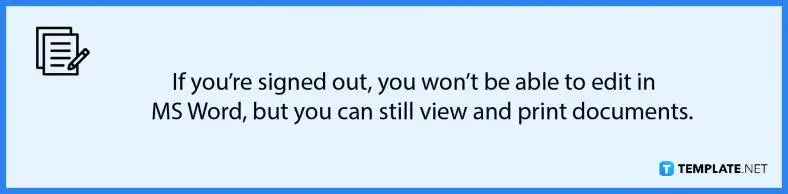 How to Sign In/Sign Out Microsoft Word | Free & Premium Templates