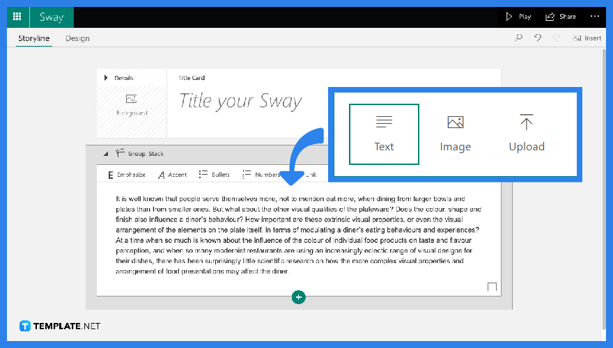 How to Use Stack Cards in Microsoft Sway?