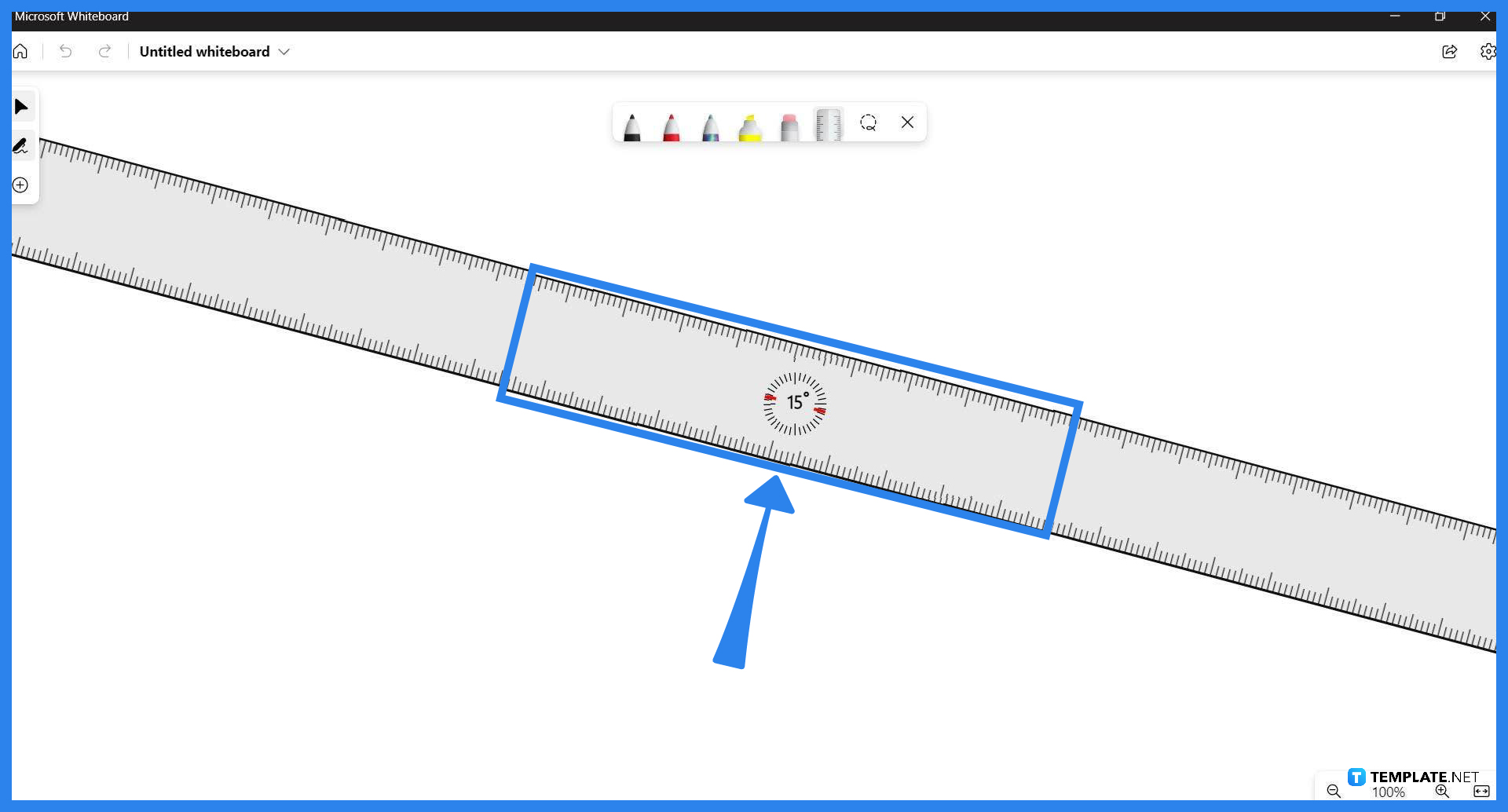 How to Use the Ruler in Microsoft Whiteboard | Free & Premium Templates
