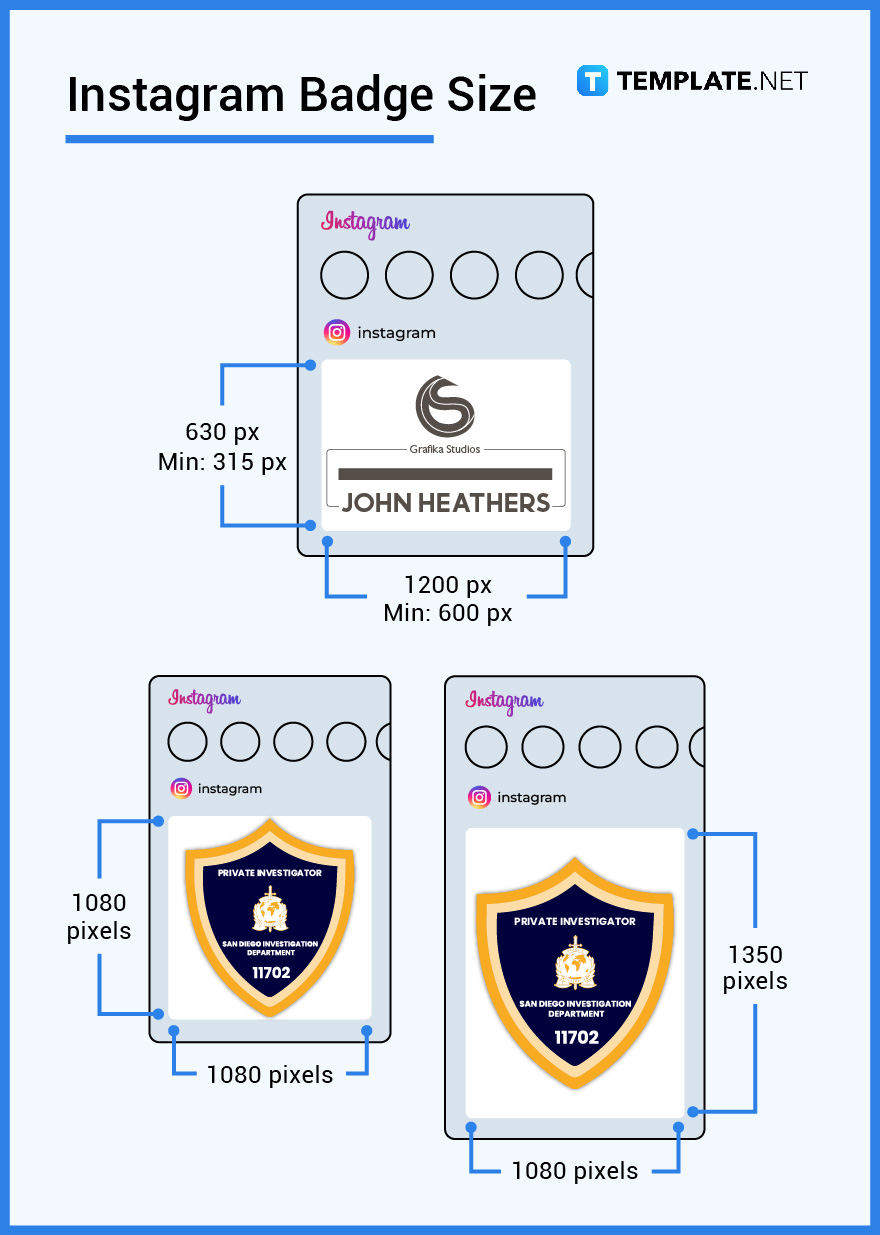 Badge Sizes - Dimension, Inches, mm, cms, Pixel
