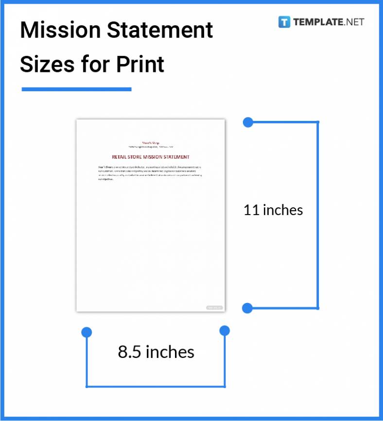 Mission Statement Size Dimension Inches Mm Cms Pixel