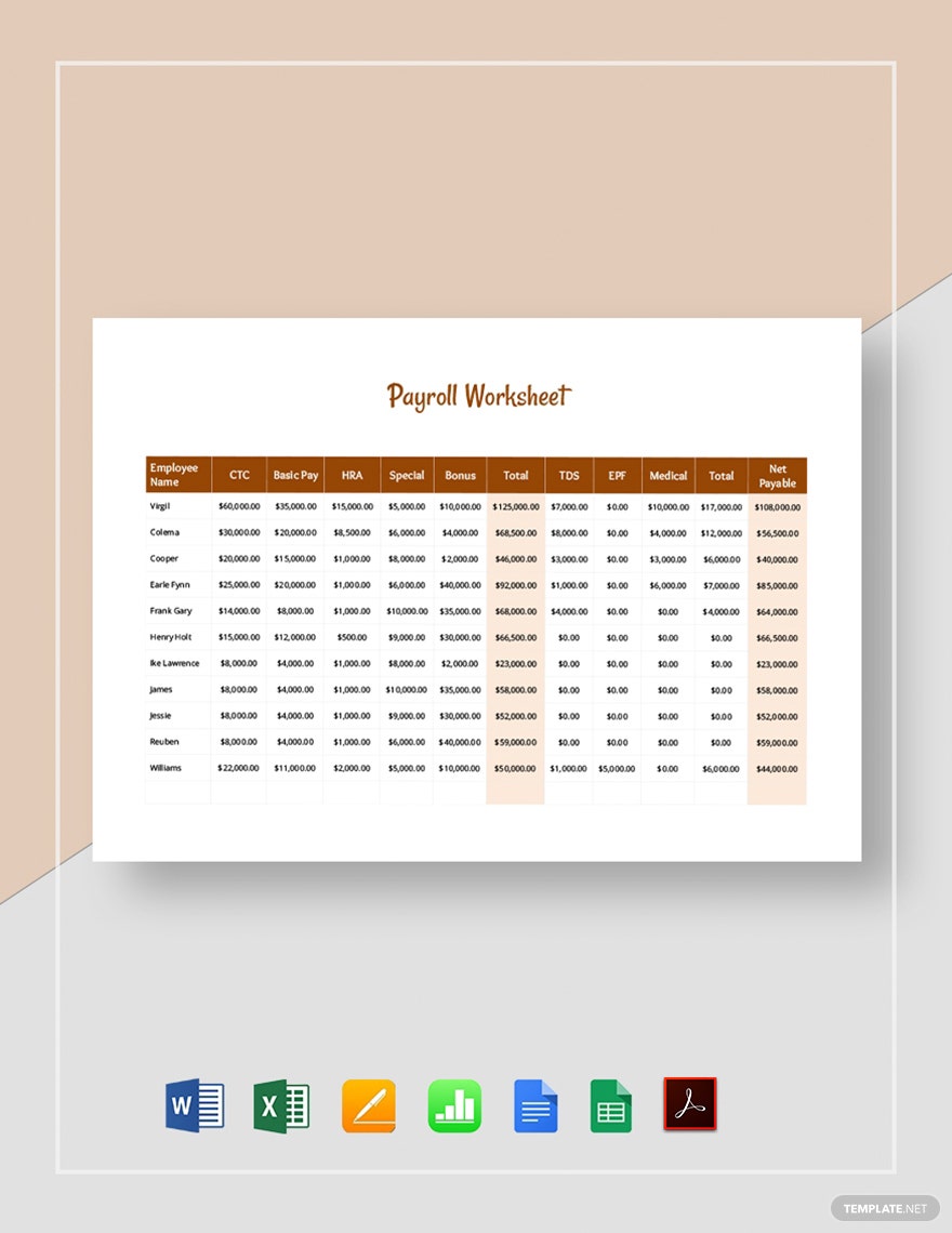 Payroll - What is a Payroll? Definition, Types, Uses | Free & Premium ...