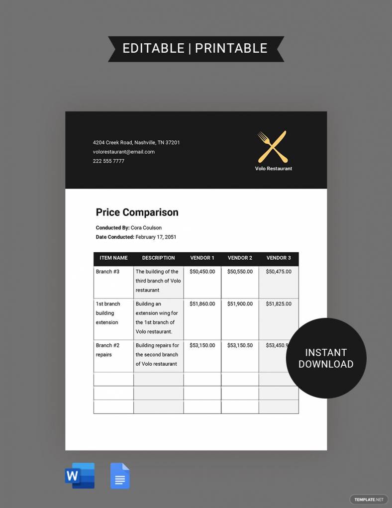 Price Comparison - What is a Price Comparison? Definition, Types, Uses ...