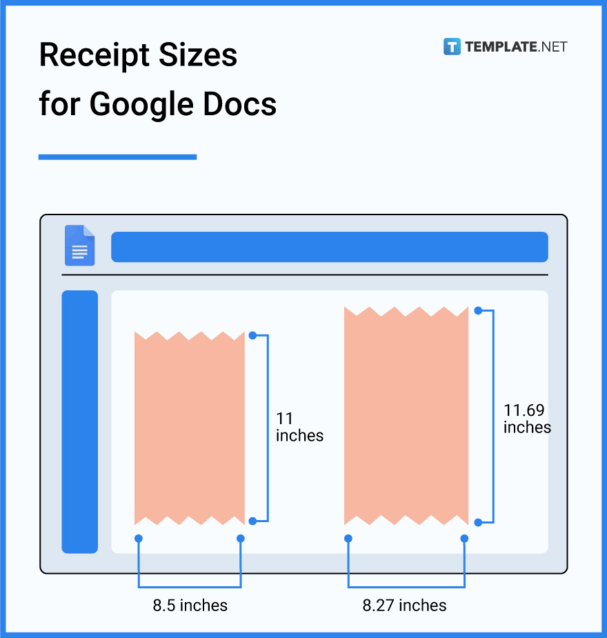 Receipt Size - Dimension, Inches, mm, cms, Pixel