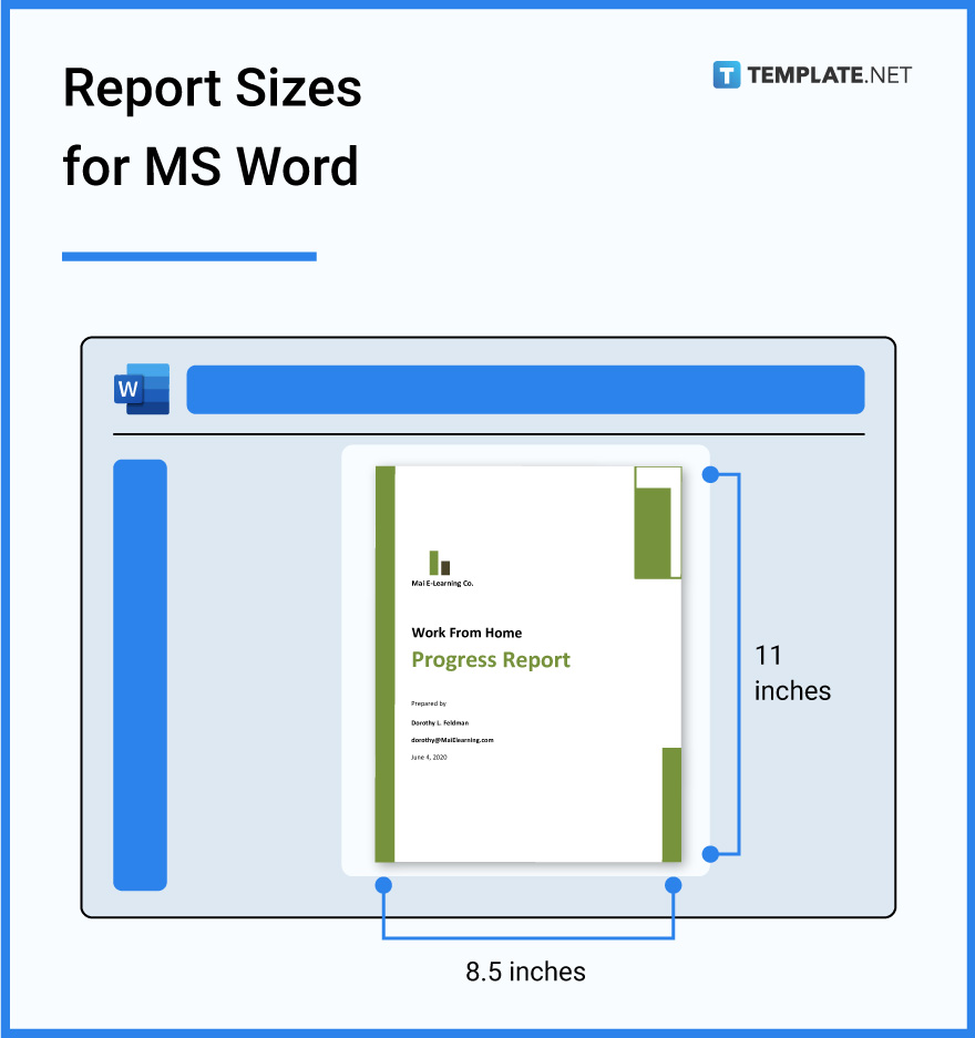 Report Size - Dimension, Inches, mm, cms, Pixel