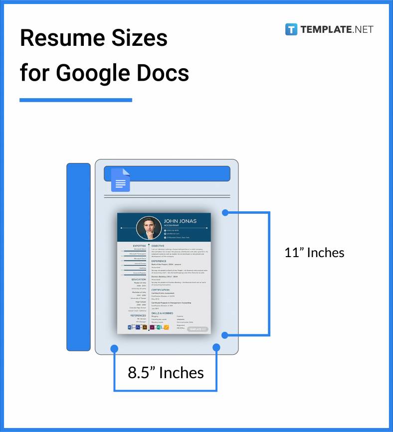 Resume Size - Dimension, Inches, mm, cms, Pixel