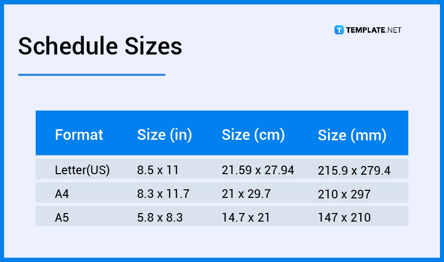 Schedule - What Is a Schedule? Definition, Types, Uses | Free & Premium ...