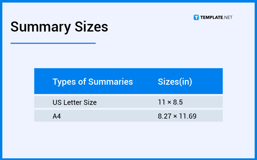 Summary - What Is a Summary? Definition, Types, Uses | Free & Premium ...