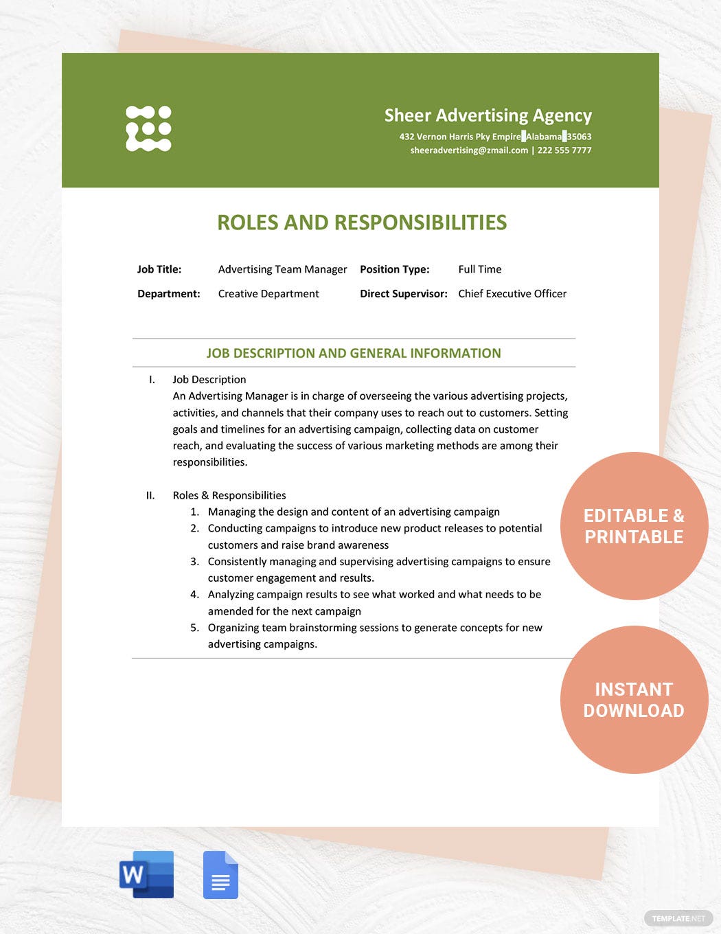 Roles And Responsibilities - What is a Roles And Responsibilities?