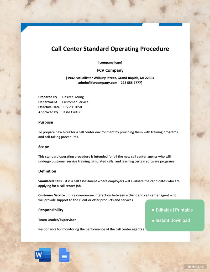 SOP Ideas - Examples 2023