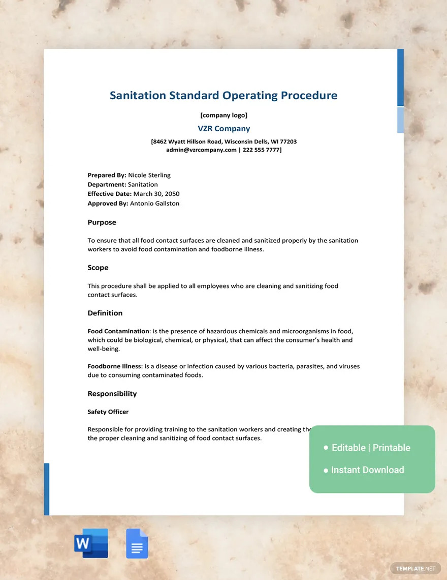 SOP Ideas - Examples 2023