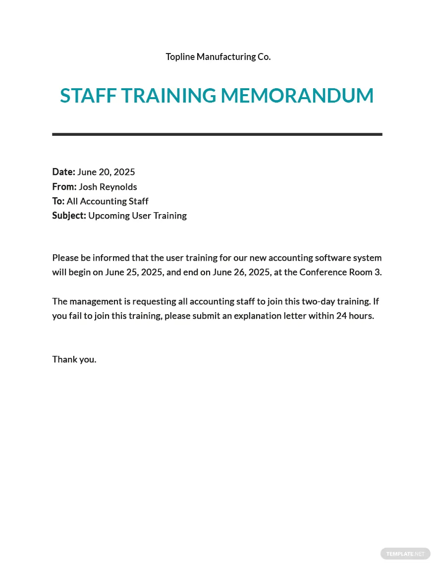 Memo Ideas - Examples 2023