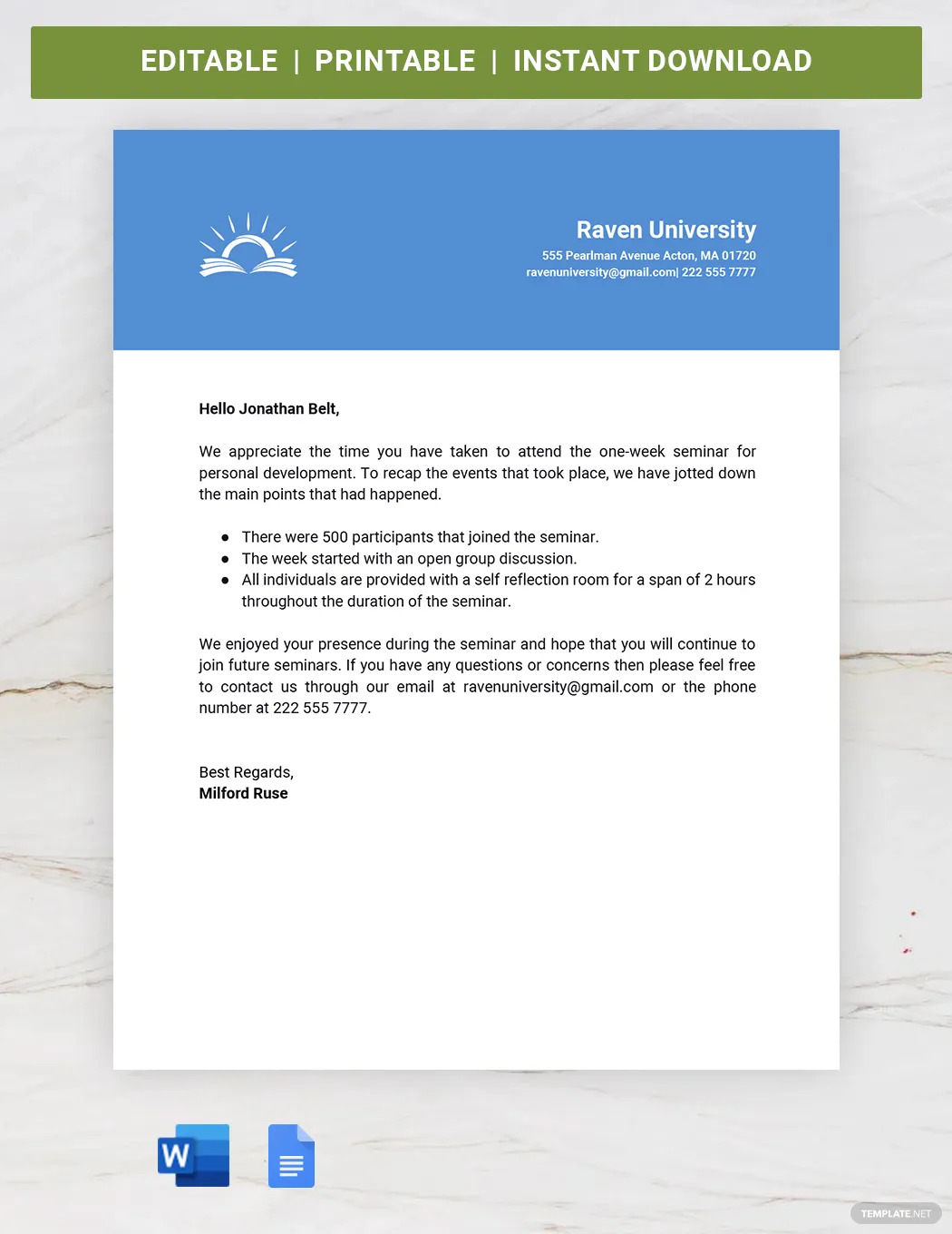 Recap Ideas Examples 2023