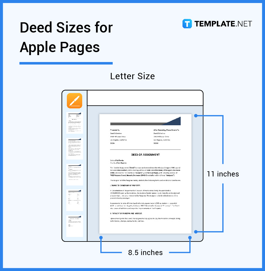 Deed Size - Dimension, Inches, mm, cms, Pixel