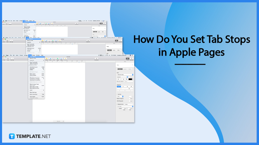 How Do You Set Tab Stops In Apple Pages
