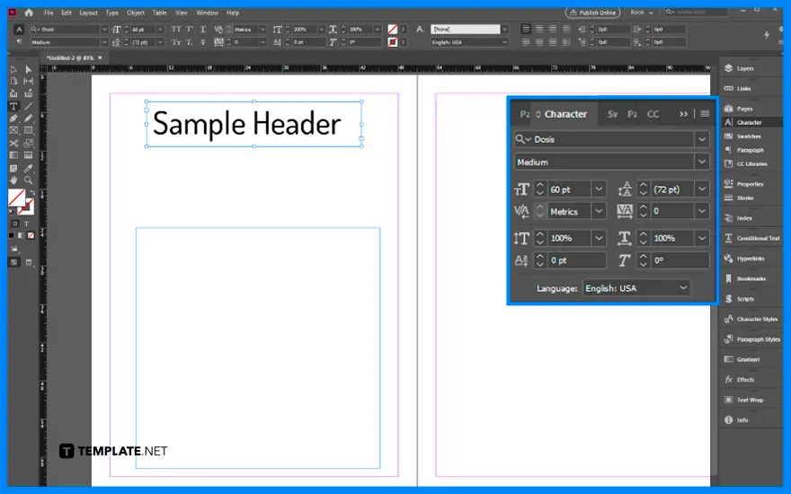 How To Add A Header To Adobe InDesign